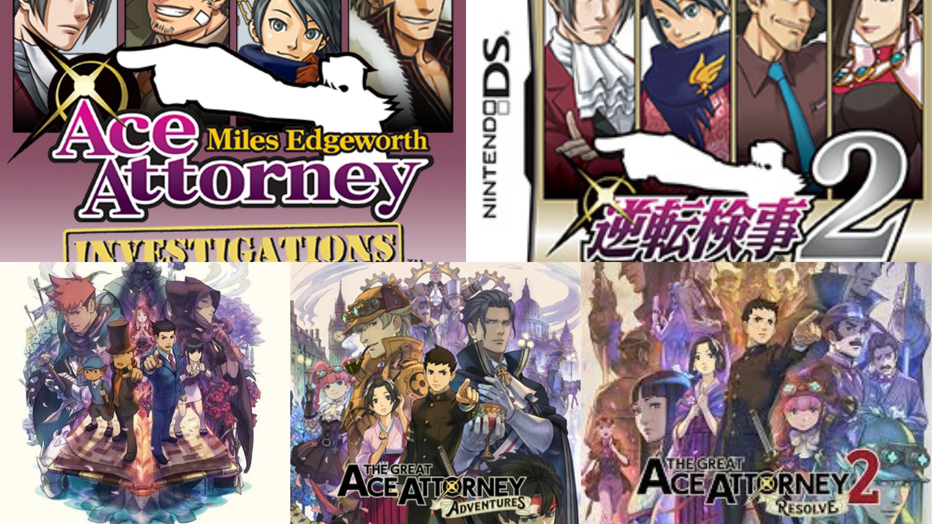 Ace attorney tournoi des ost (spin-offs) - Leewufufu