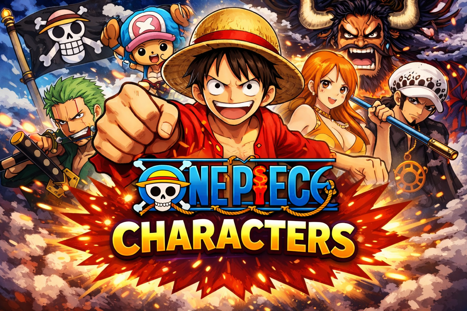 One Piece Characters | Leewufufu